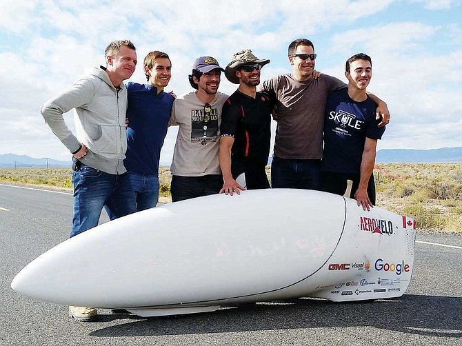 Human-powered vehicle sets speed record | Great Basin Sun