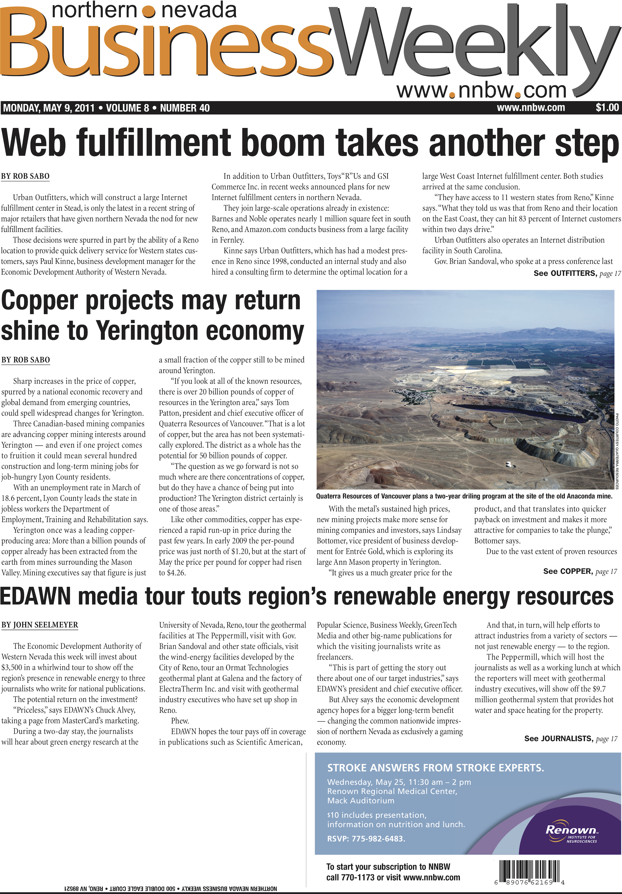 Past Pages, May 9, 2011: 'Internet fulfillment centers' and a fresh ...