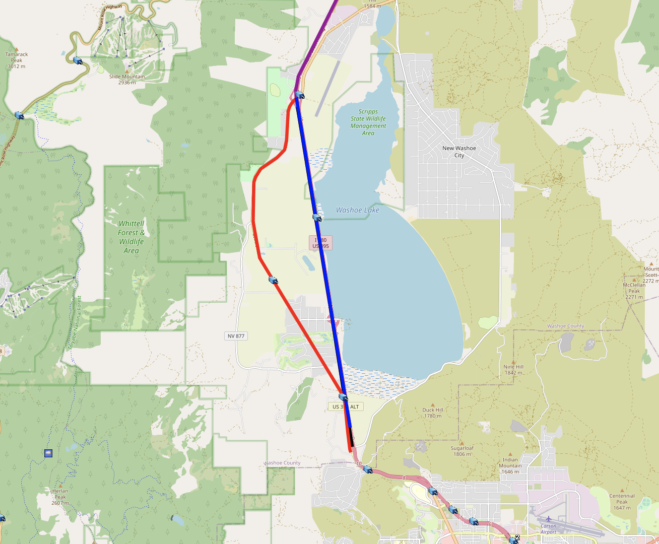 Pilot cars lead traffic through Washoe Valley; routes may close, NDOT ...