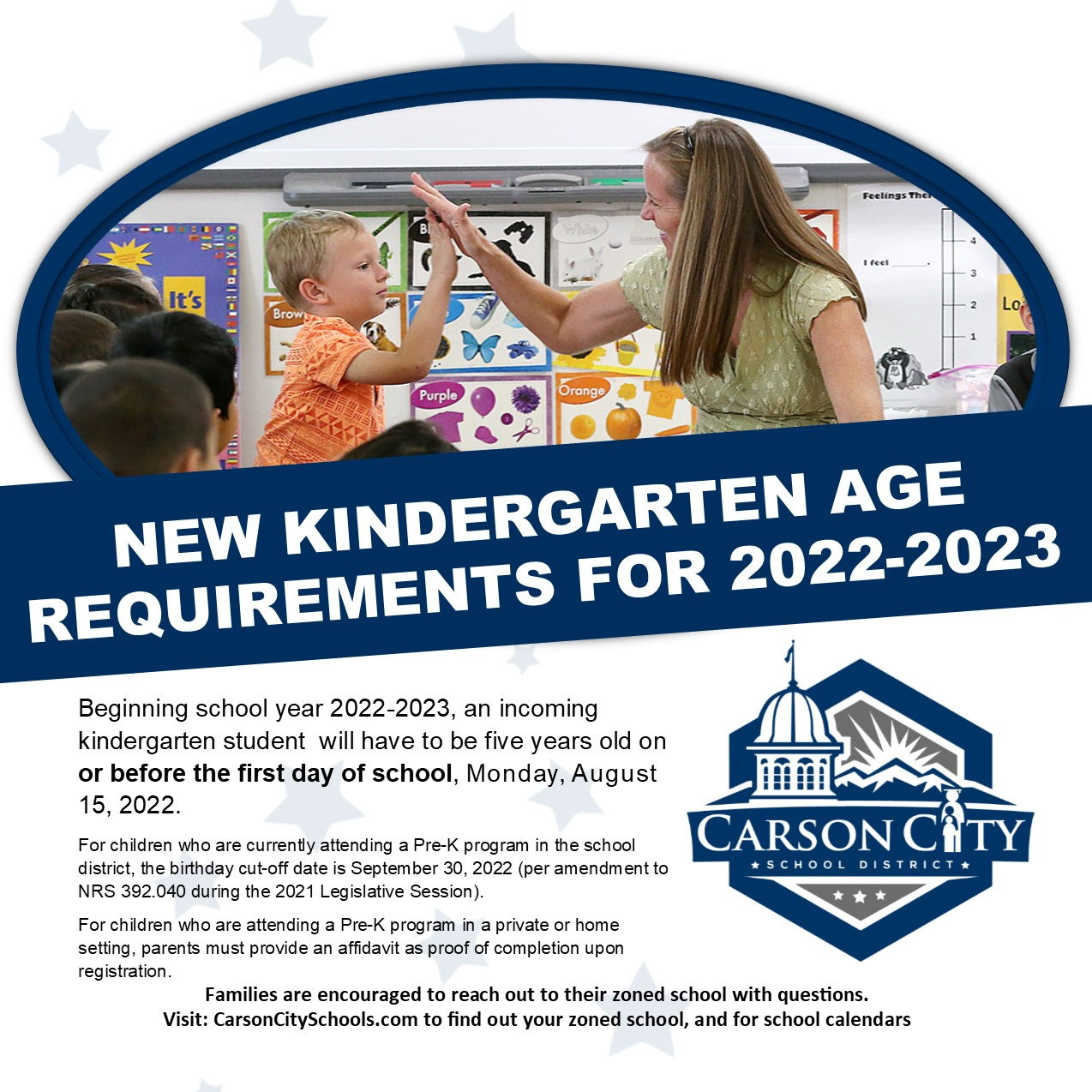 Carson City School District registration begins March 7 | Carson City’s Trusted News Source ...