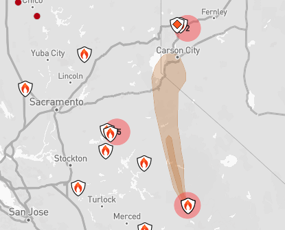 Where's the smoke coming from? Fire near Yosemite sending smoke to ...