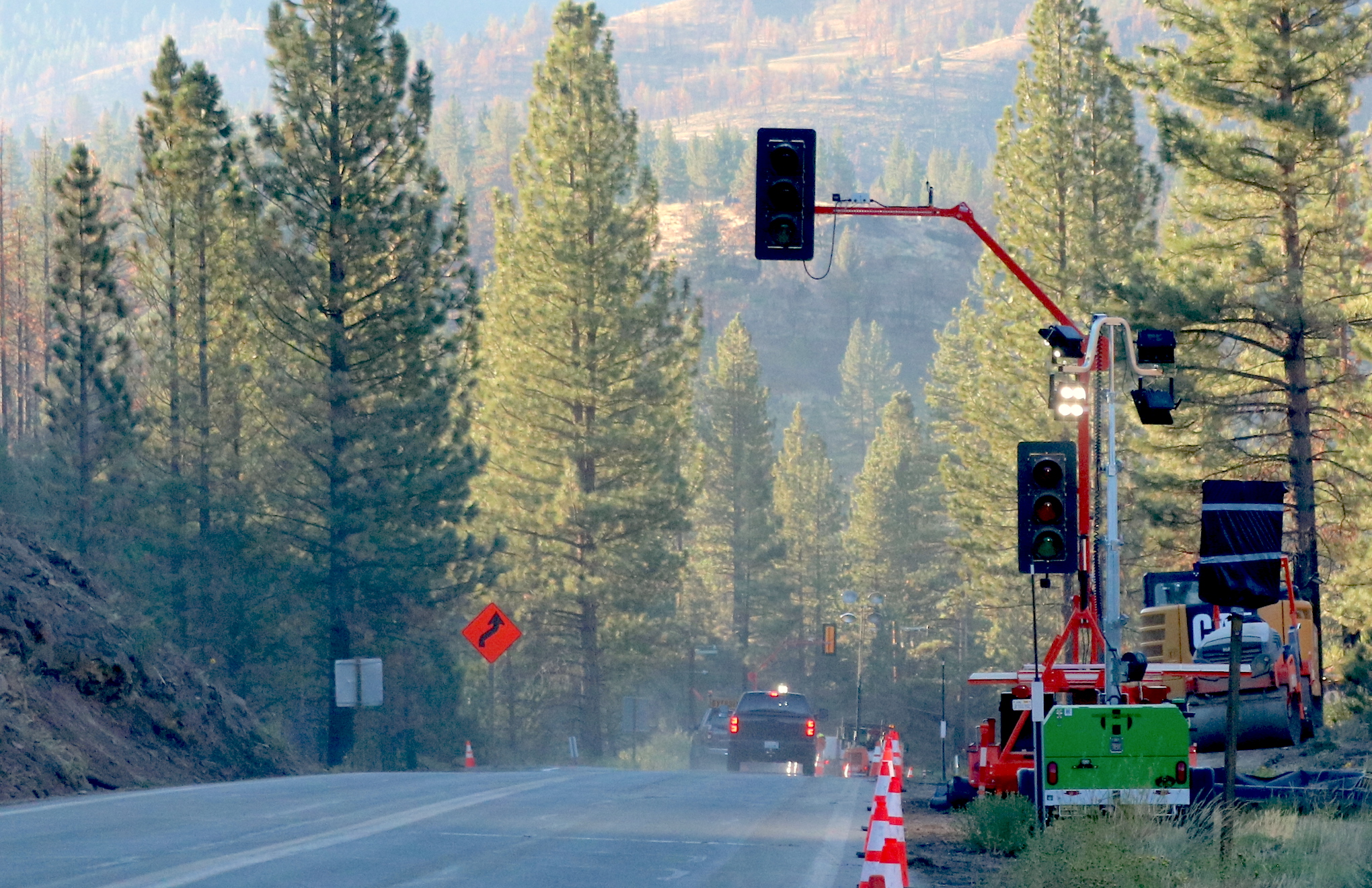Highway 89 Open With One Lane To Markleeville Serving Minden Highway 89 Open With One Lane To Markleeville Serving Minden