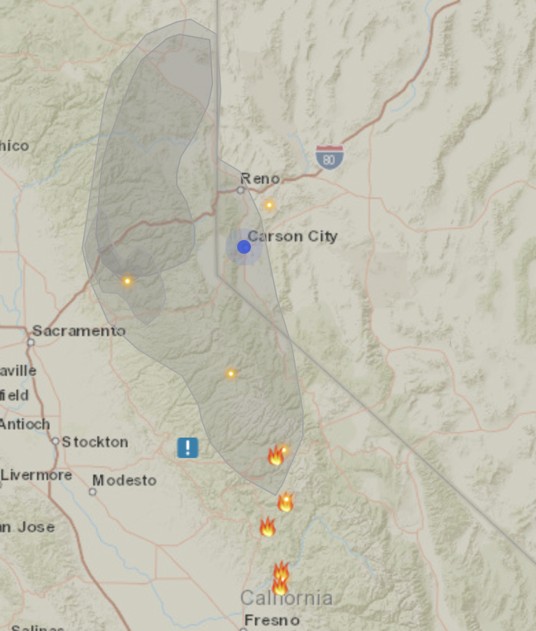 Carson City air quality suffers from California fires | Carson City’s ...