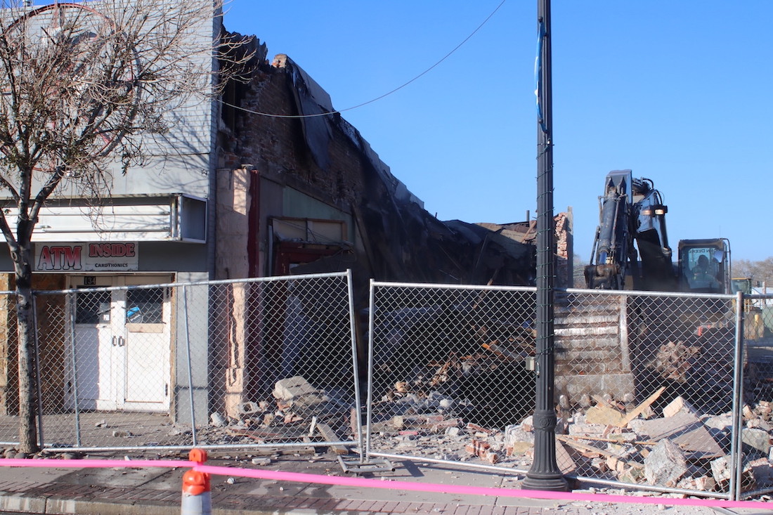 Section of downtown Fallon block demolished | Serving Northern Nevada