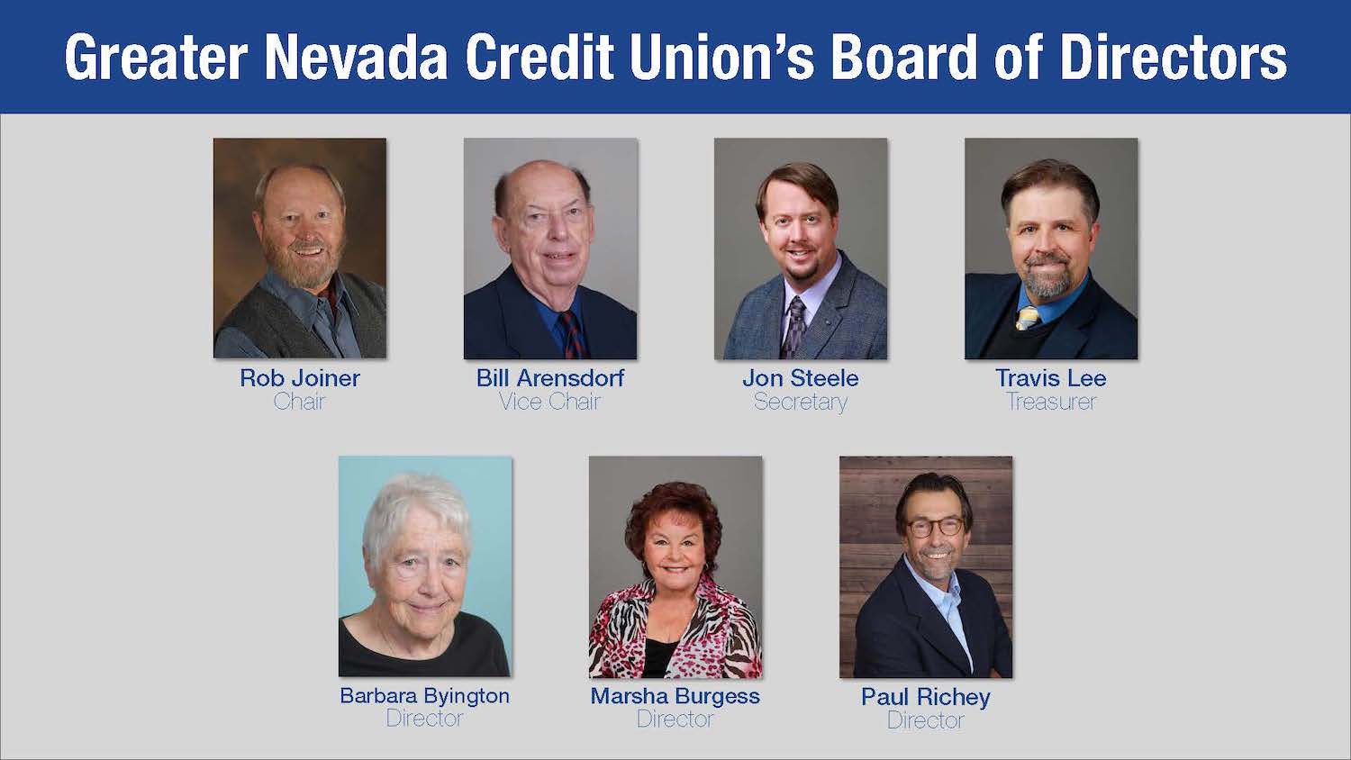 People: Greater Nevada Credit Union elects board of directors | Serving ...