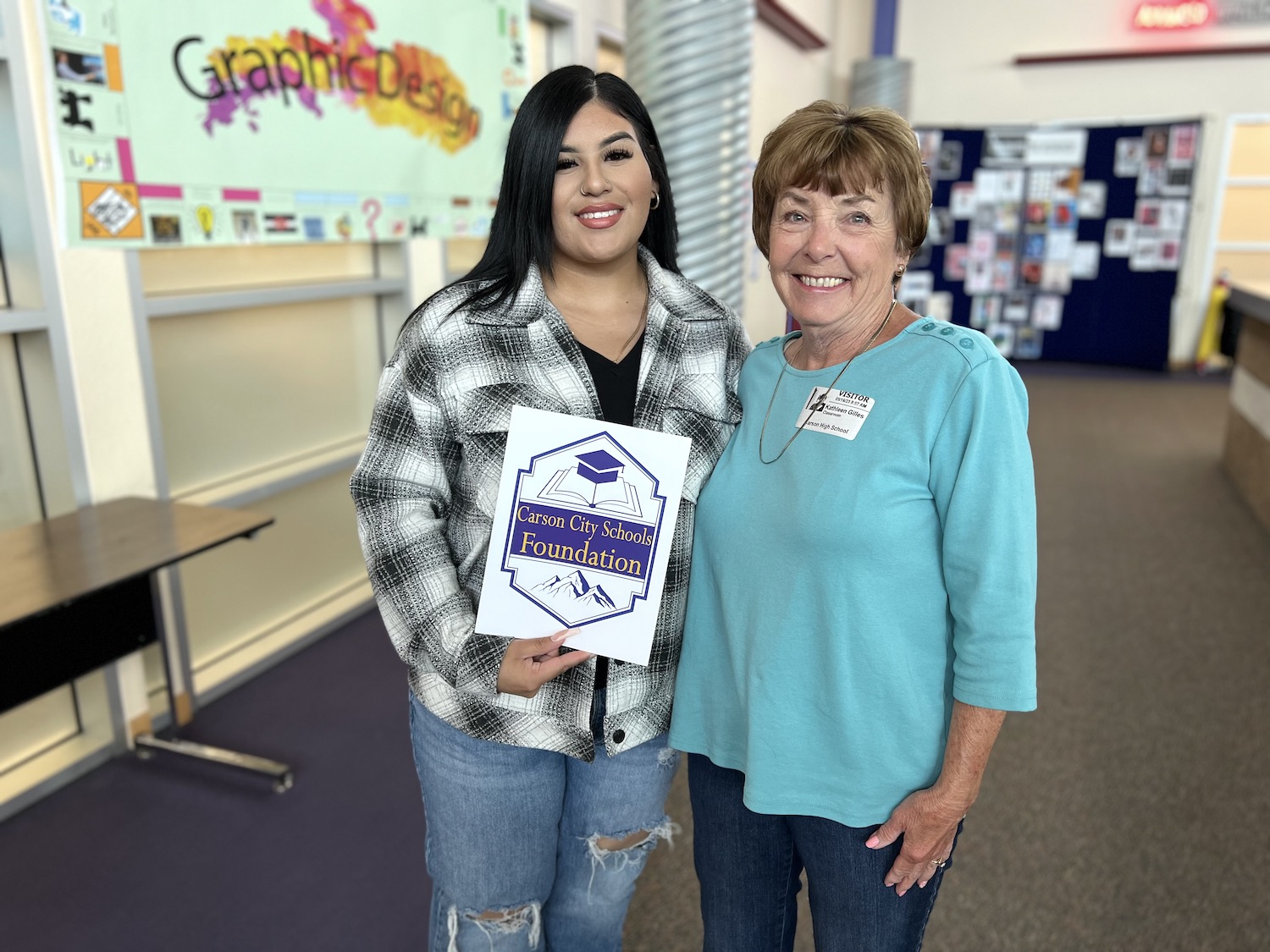 Carson High's Yanizia Herrera designs foundation logo | Carson City’s ...