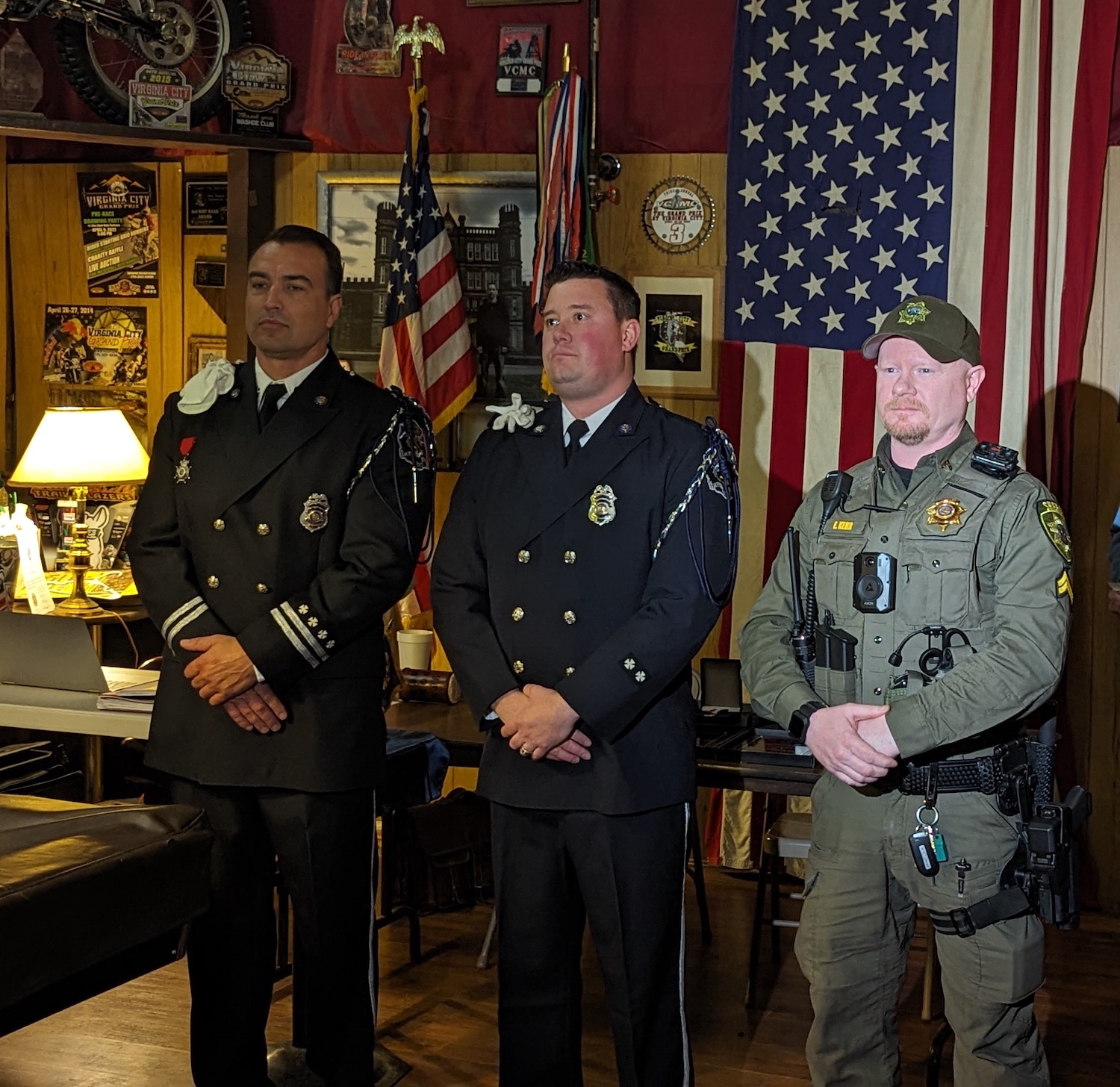 Storey County First Responders Honored For Fire Rescue Carson Citys