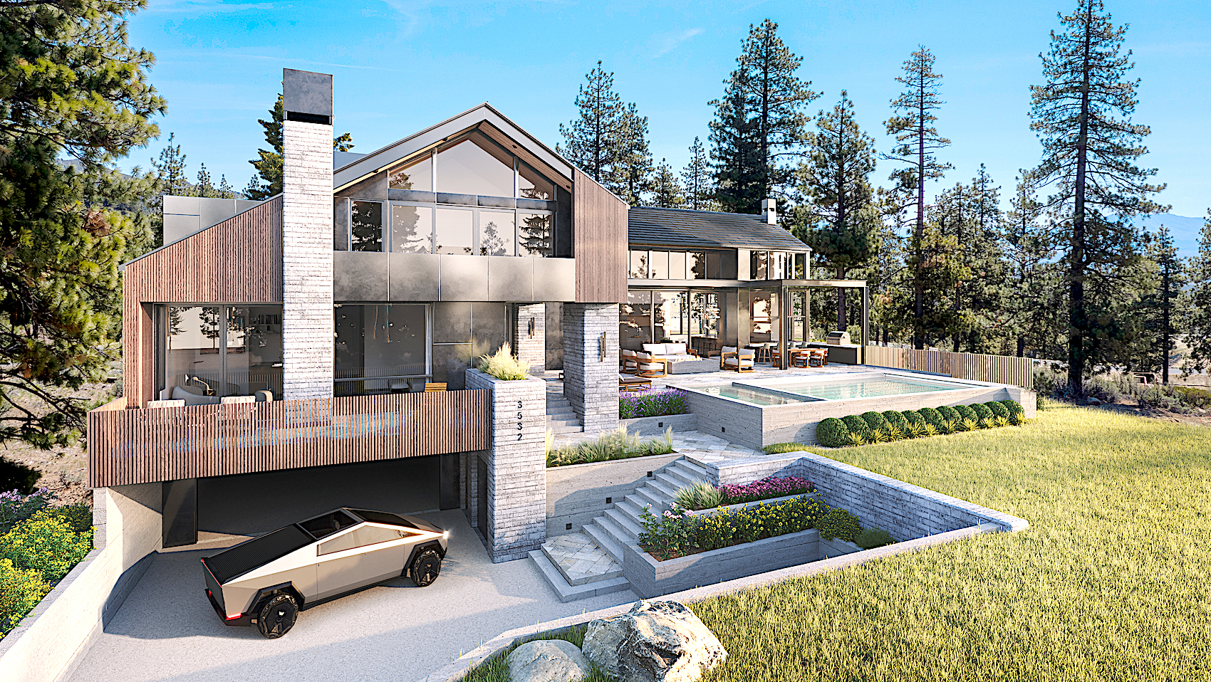 $12.75 million Tesla-powered home being built in Clear Creek | Serving ...