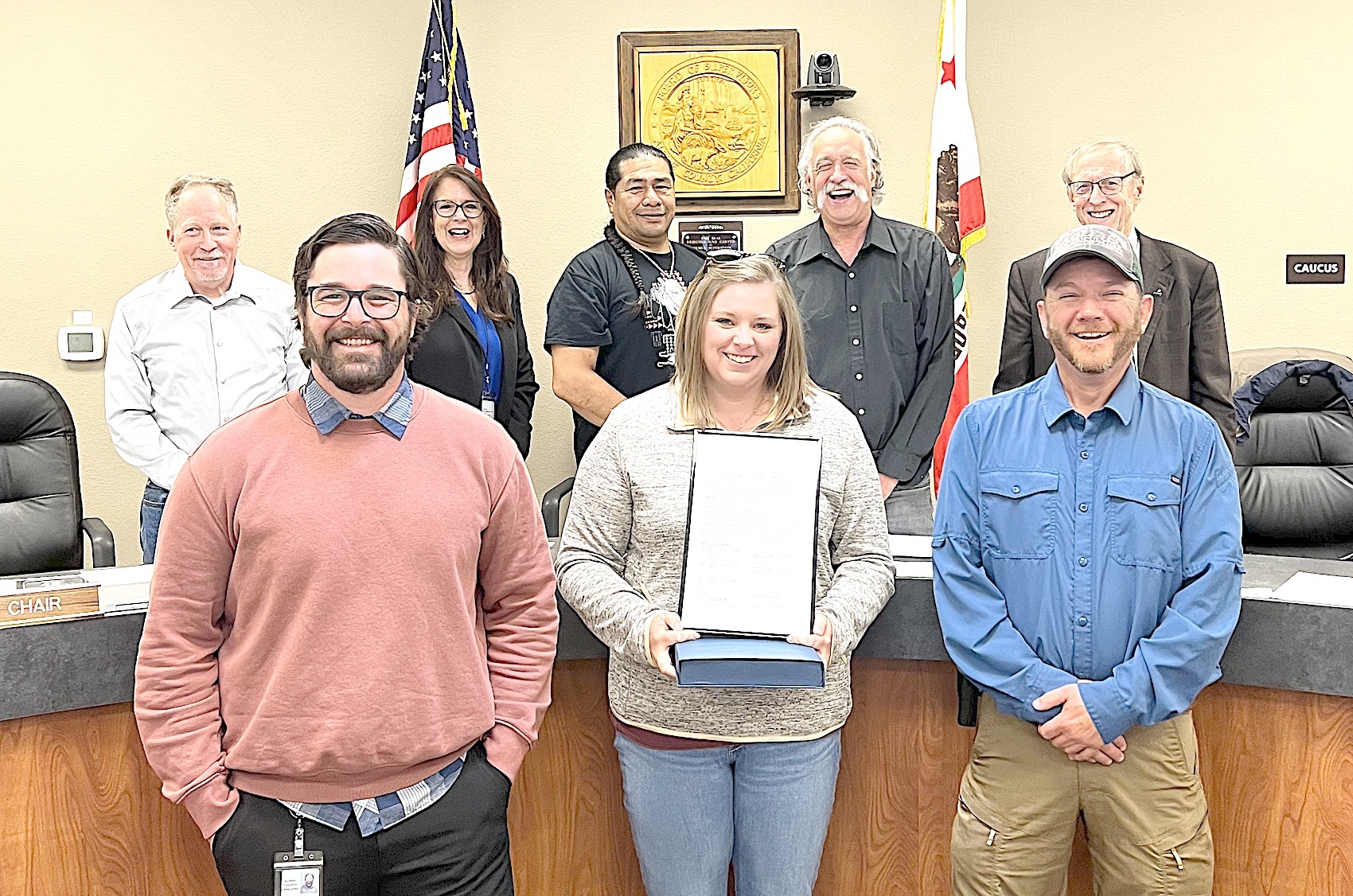 Alpine recognizes forester for service | Serving Minden-Gardnerville ...