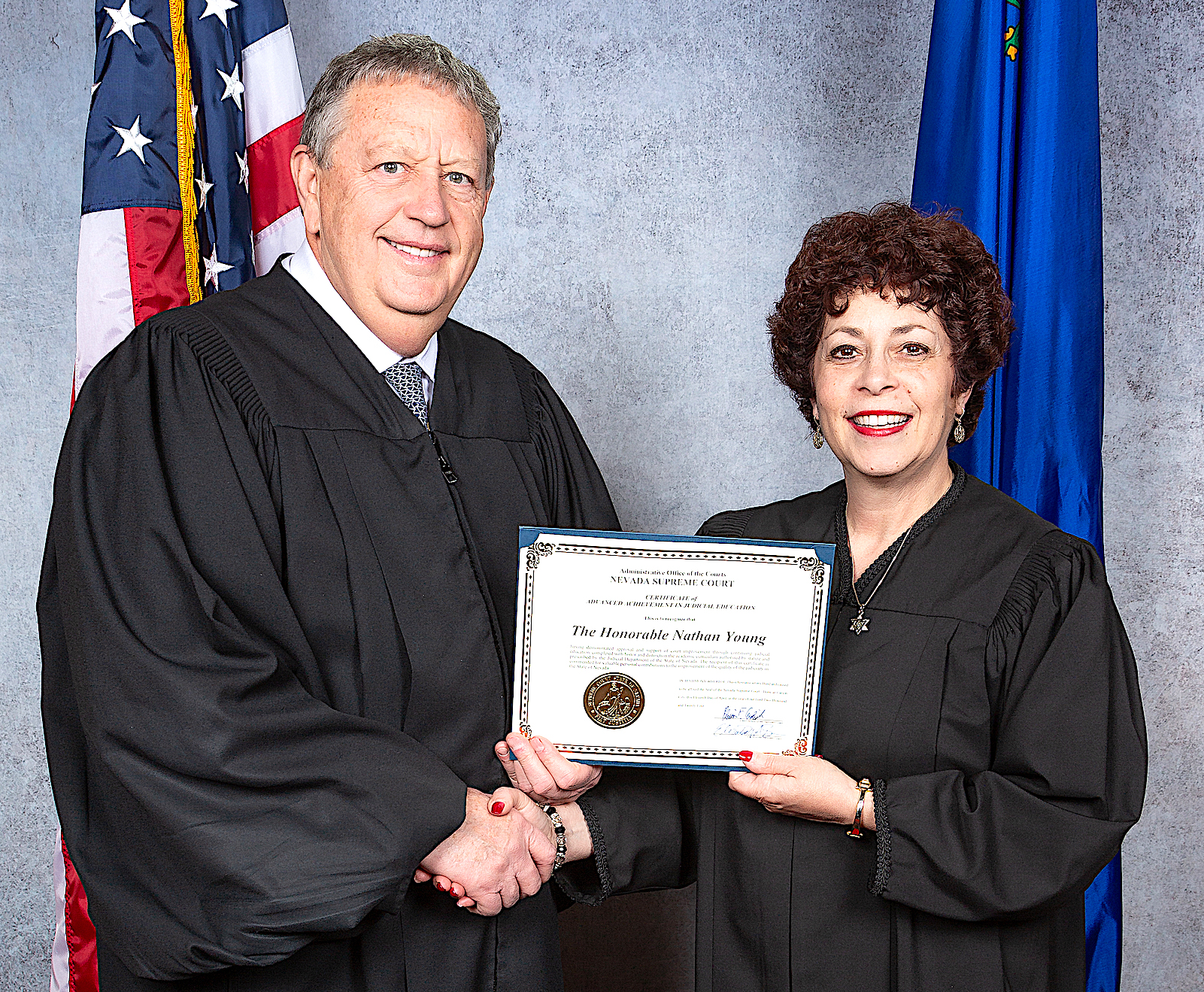 Judge receives Advanced Achievement in Judicial Education award ...