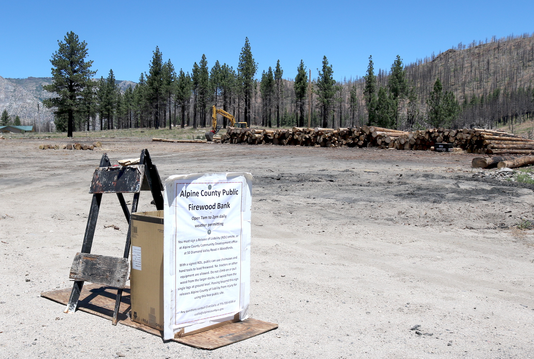 Log hauling begins in Thornburg Canyon | Serving Minden-Gardnerville ...