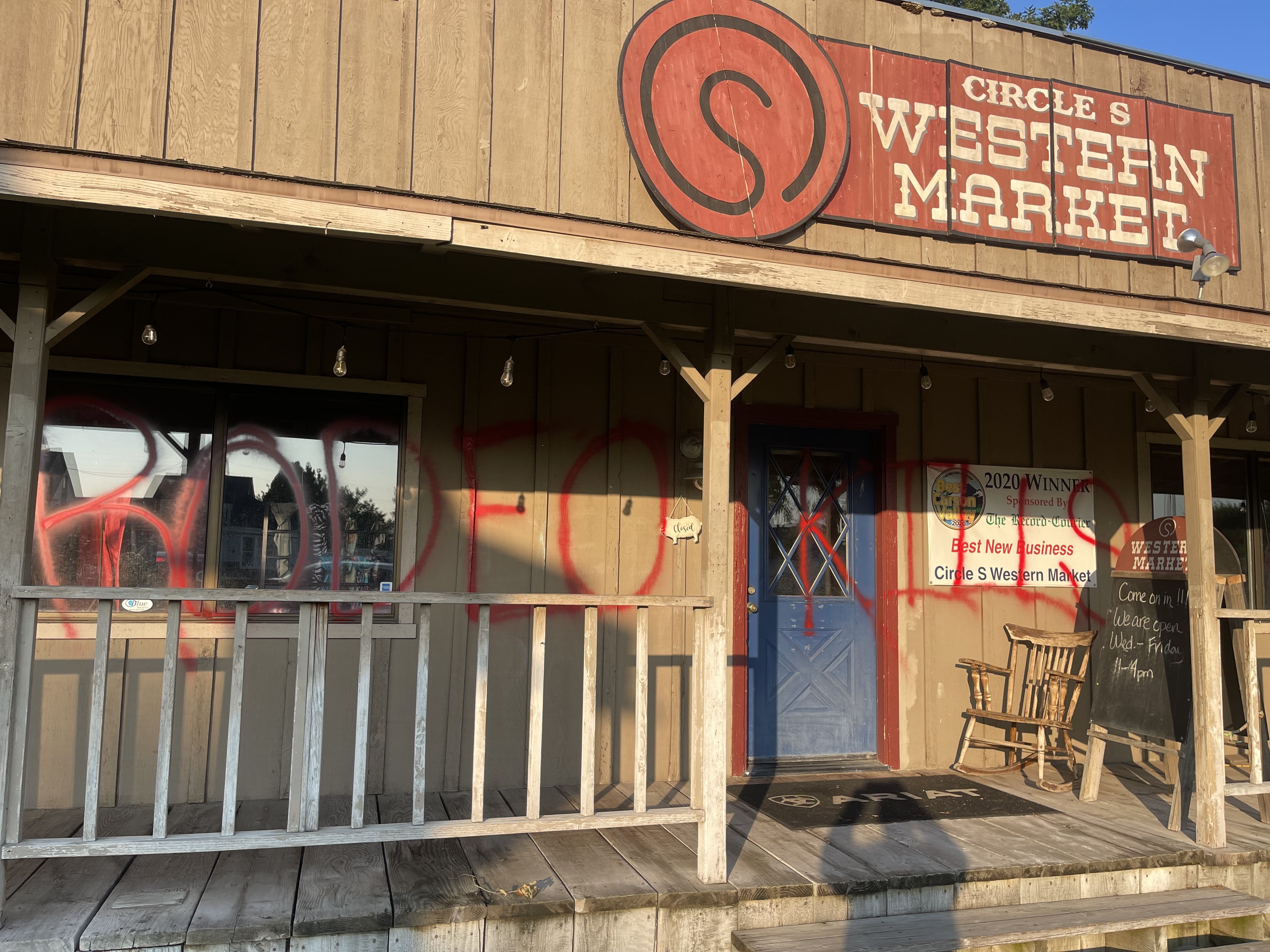 Vandals interfering with campaign signs | Serving Minden-Gardnerville ...