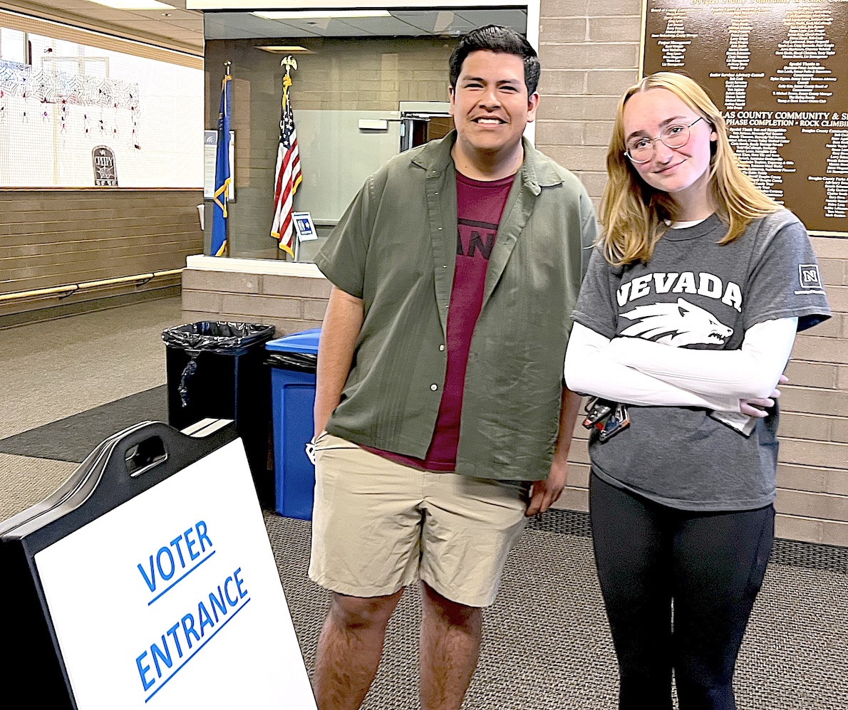 First-time voters cast ballots | Serving Minden-Gardnerville and Carson ...