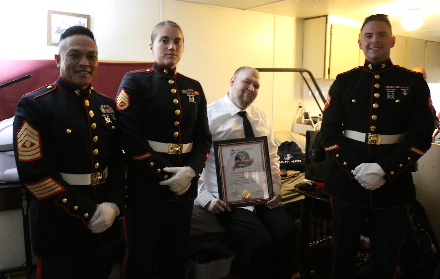 Carson's Campbell, named honorary Marine, loses battle to cancer ...