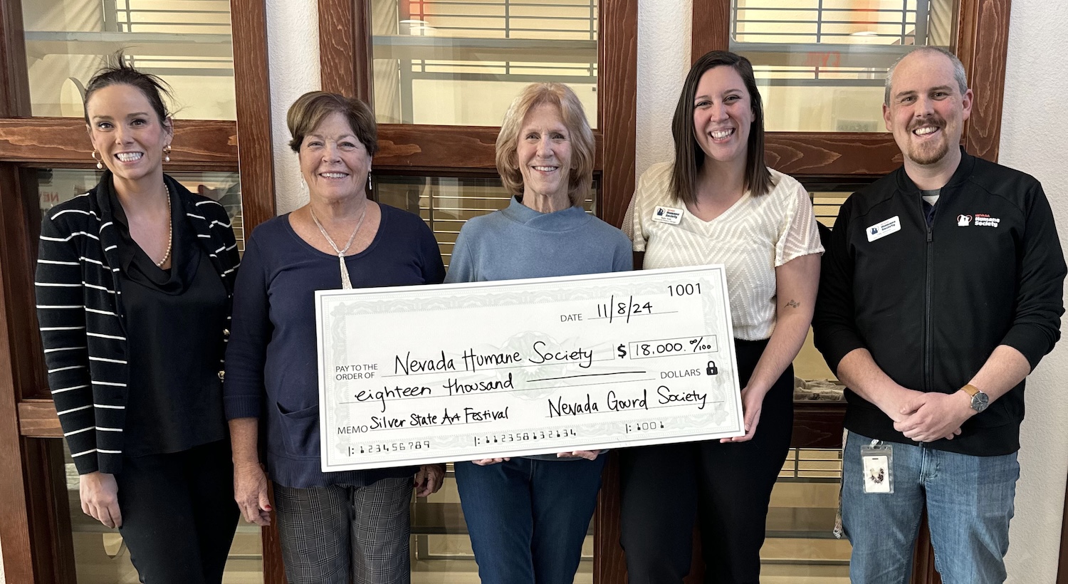 Nevada Humane Society receives $18,000 donation | Carson City’s Trusted News Source Since 1865