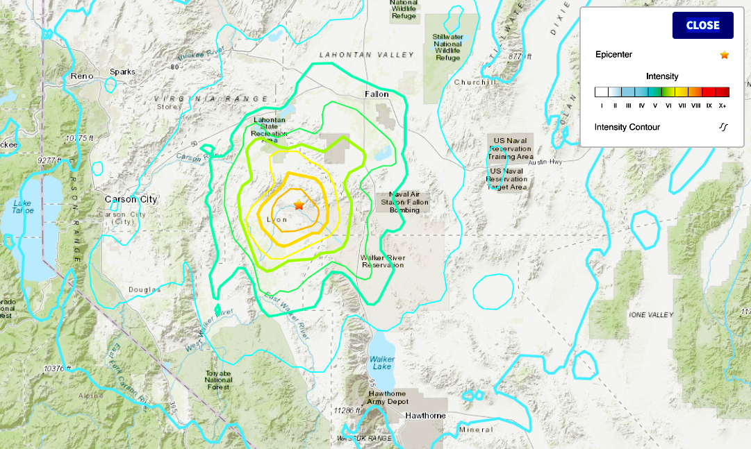 Update: 5.8 magnitude quake near Yerington felt in Carson Valley ...