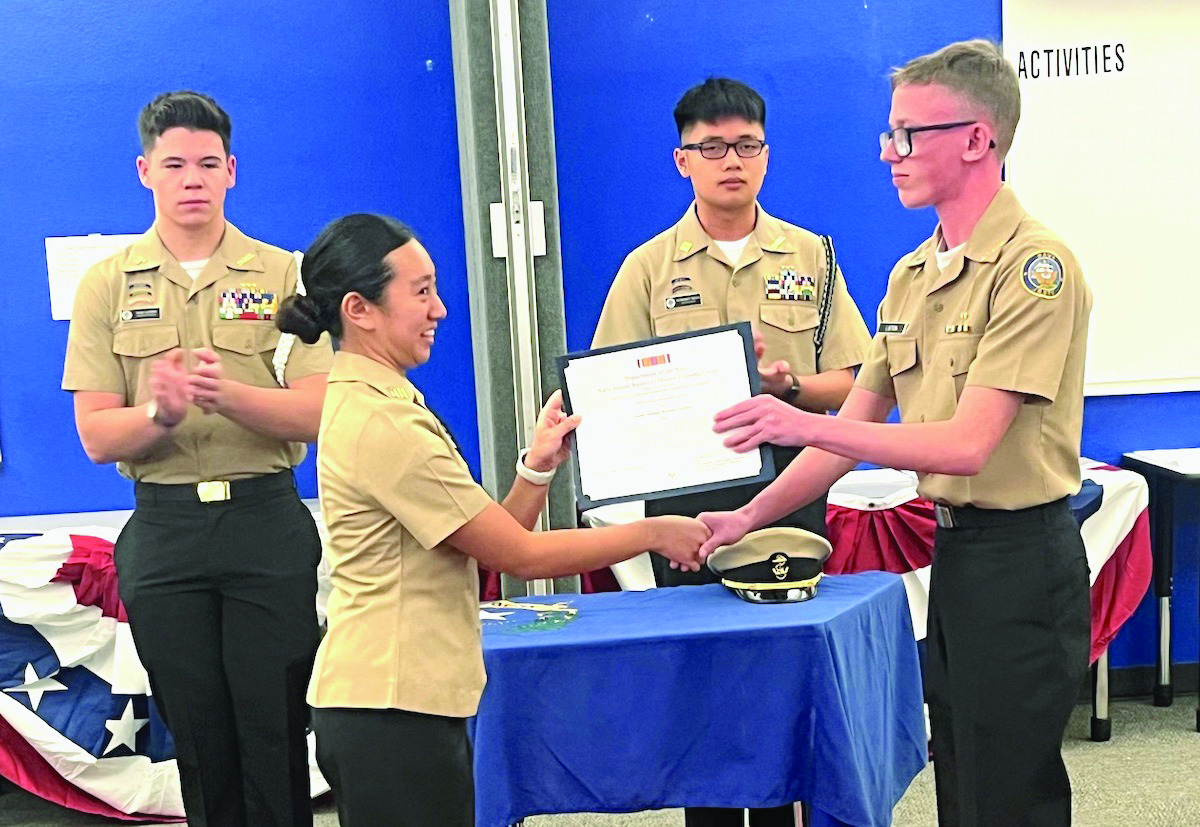 Navy Junior ROTC cadet honored for quick thinking | Carson City’s Trusted News Source Since 1865