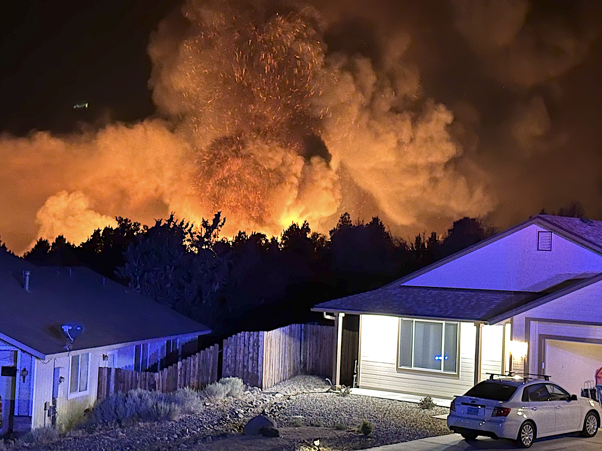 Pine Nut fire began as house fire in Pine View Estates | Serving Minden ...