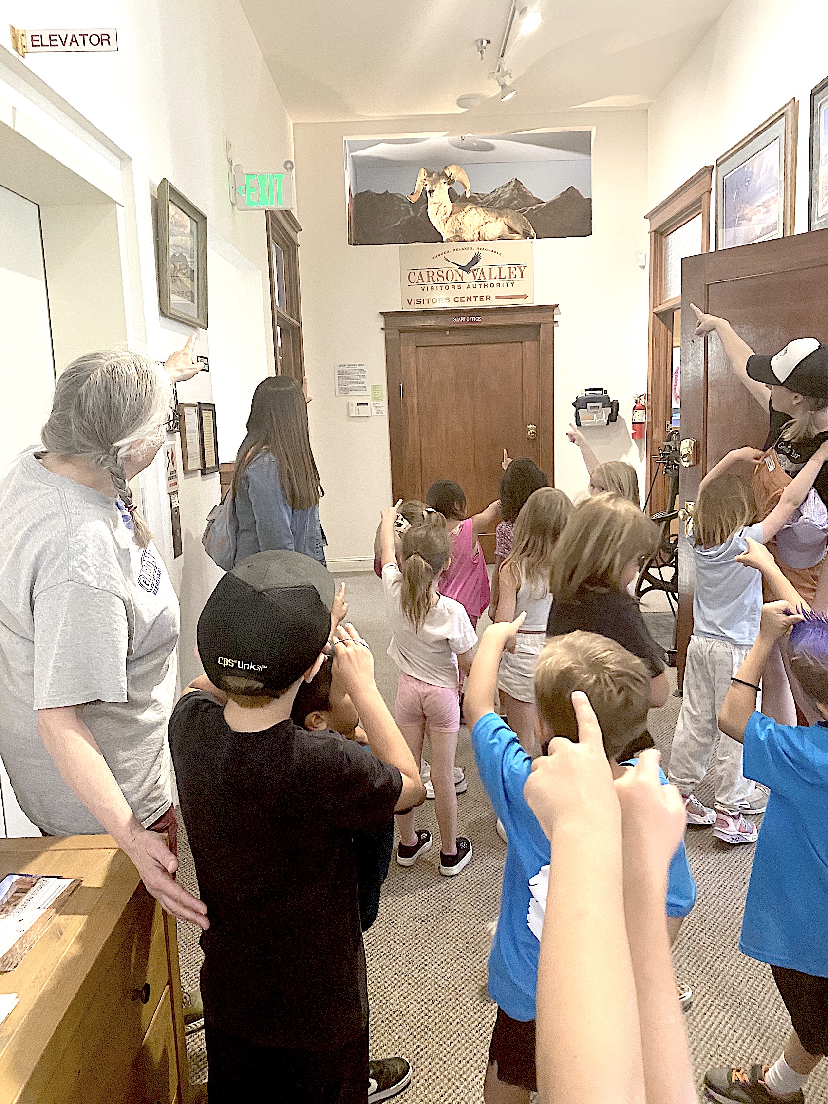 Students tour Carson Valley Museum & Cultural Center | Serving Minden ...