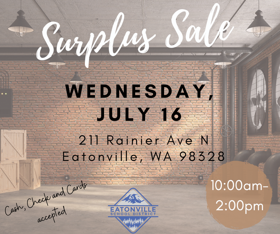 Eatonville School District public surplus sale notice | The Eatonville ...