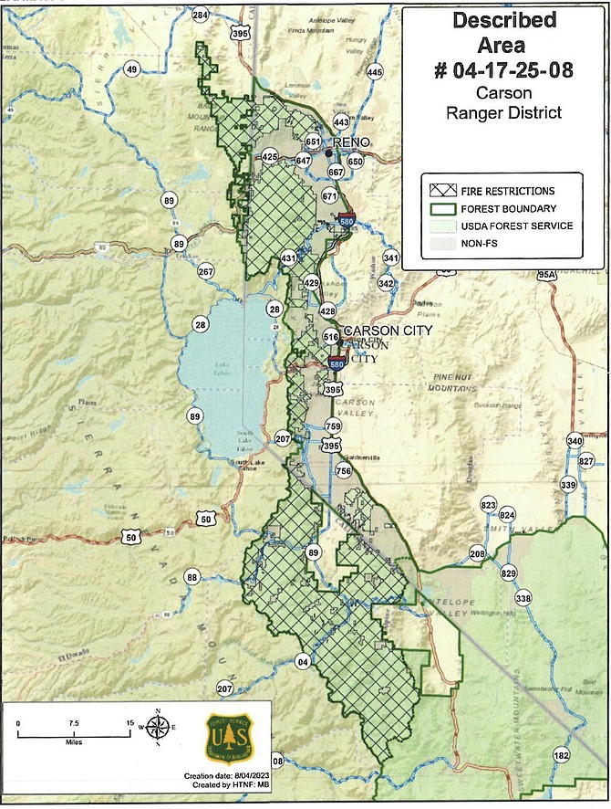 Humboldt-Toiyabe issues Stage 1 fire restrictions | Serving Minden ...