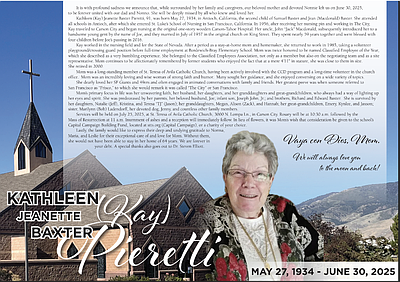 Obituary for Kathleen Jeanette Baxter (Kay) Pieretti | Nevada Appeal ...