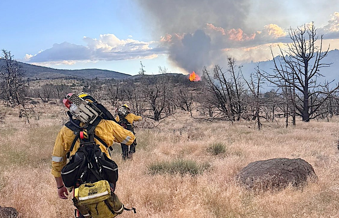 While thunderstorms are gone, chance of fires remains | Serving Minden ...