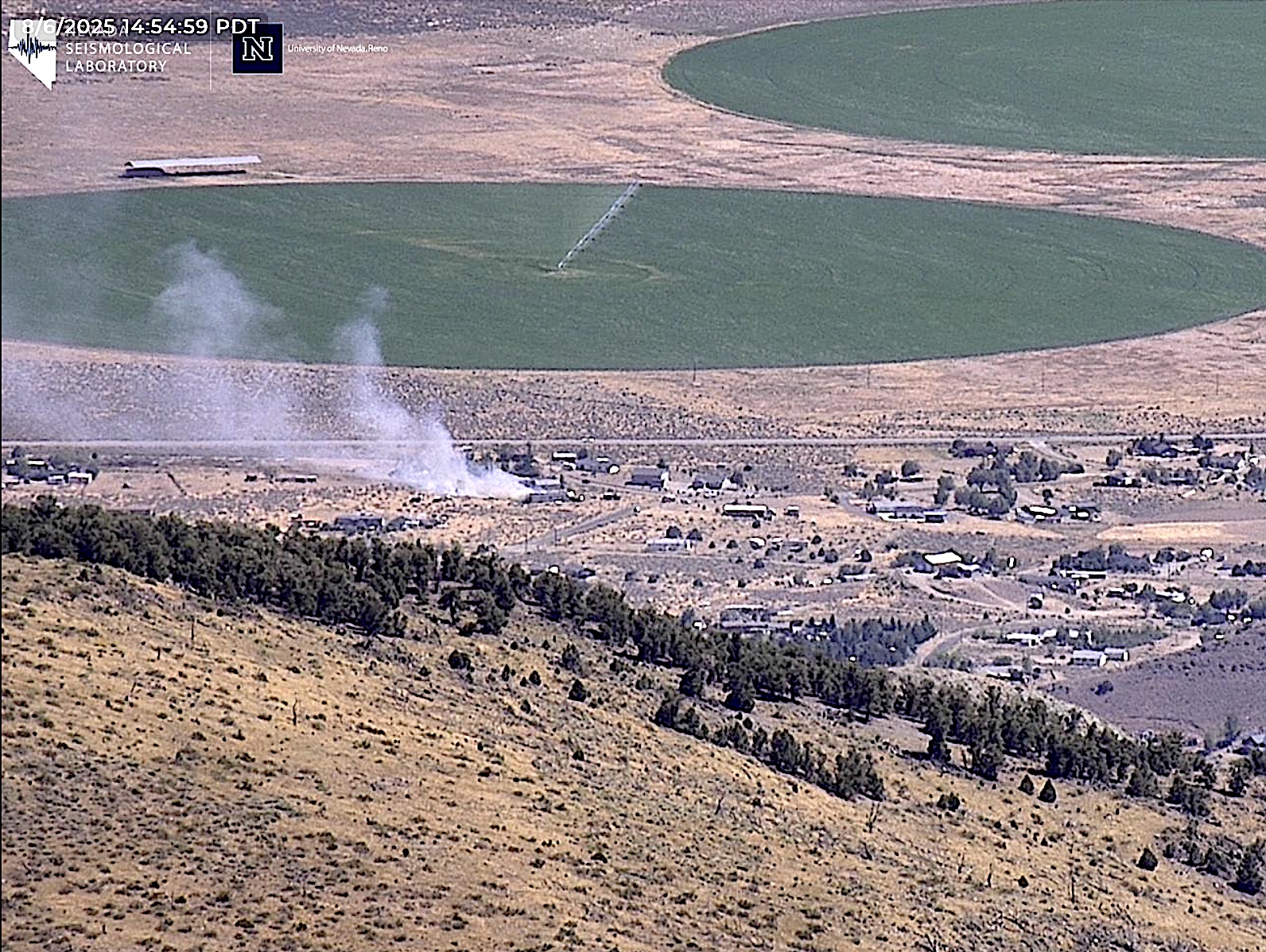 One suffers smoke inhalation after fire breaks out in Topaz Ranch ...