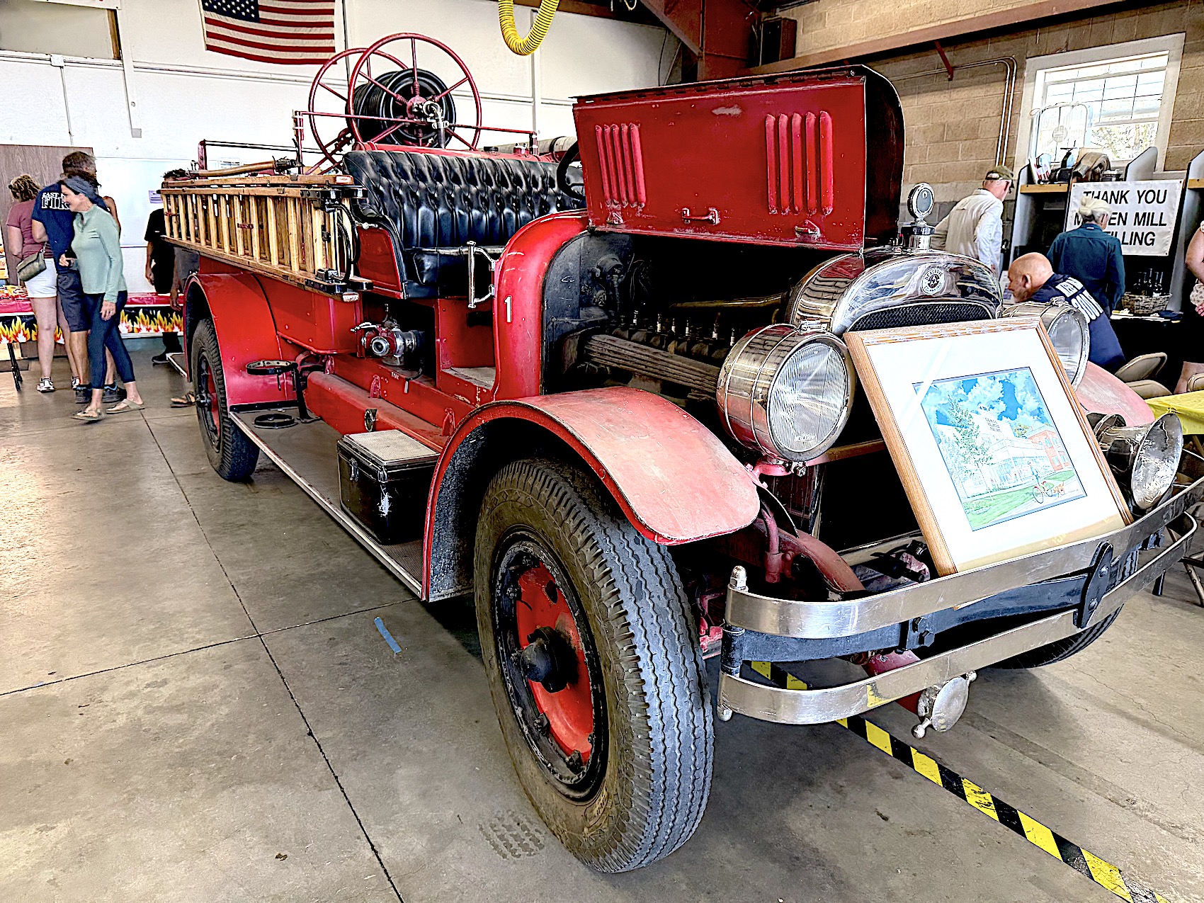 98-year-old fire engine centerpiece at open house | Serving Minden ...