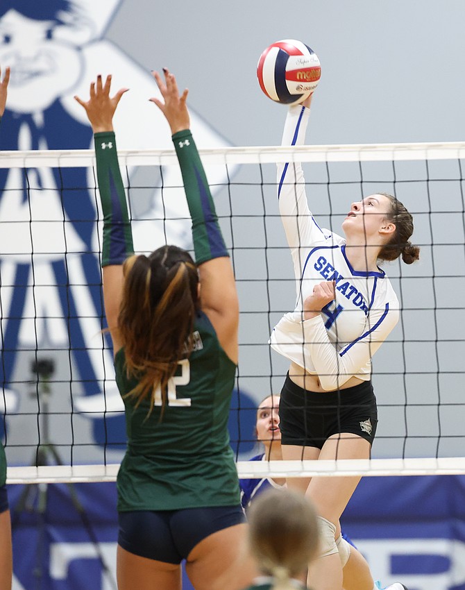 Carson volleyball sweeps Mustangs | Carson City’s Trusted News Source ...