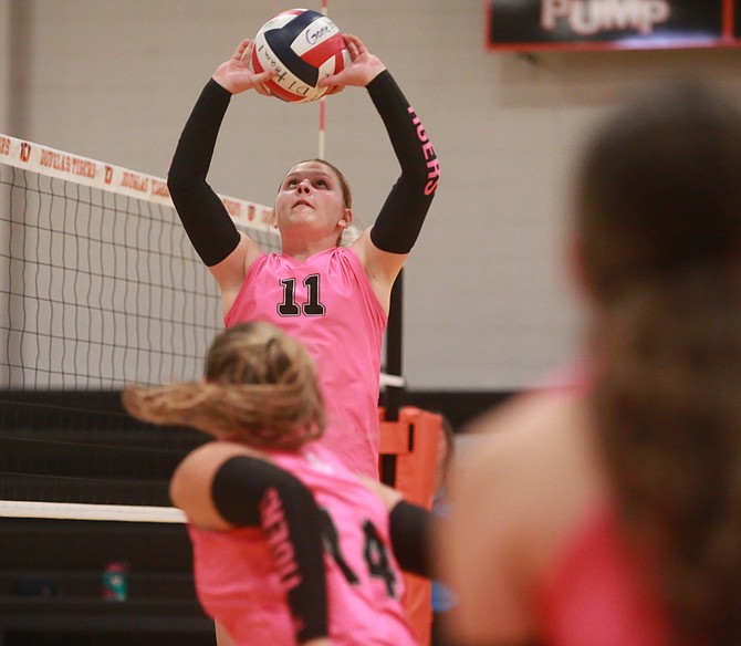 Douglas volleyball sweeps Galena | Serving Minden-Gardnerville and ...