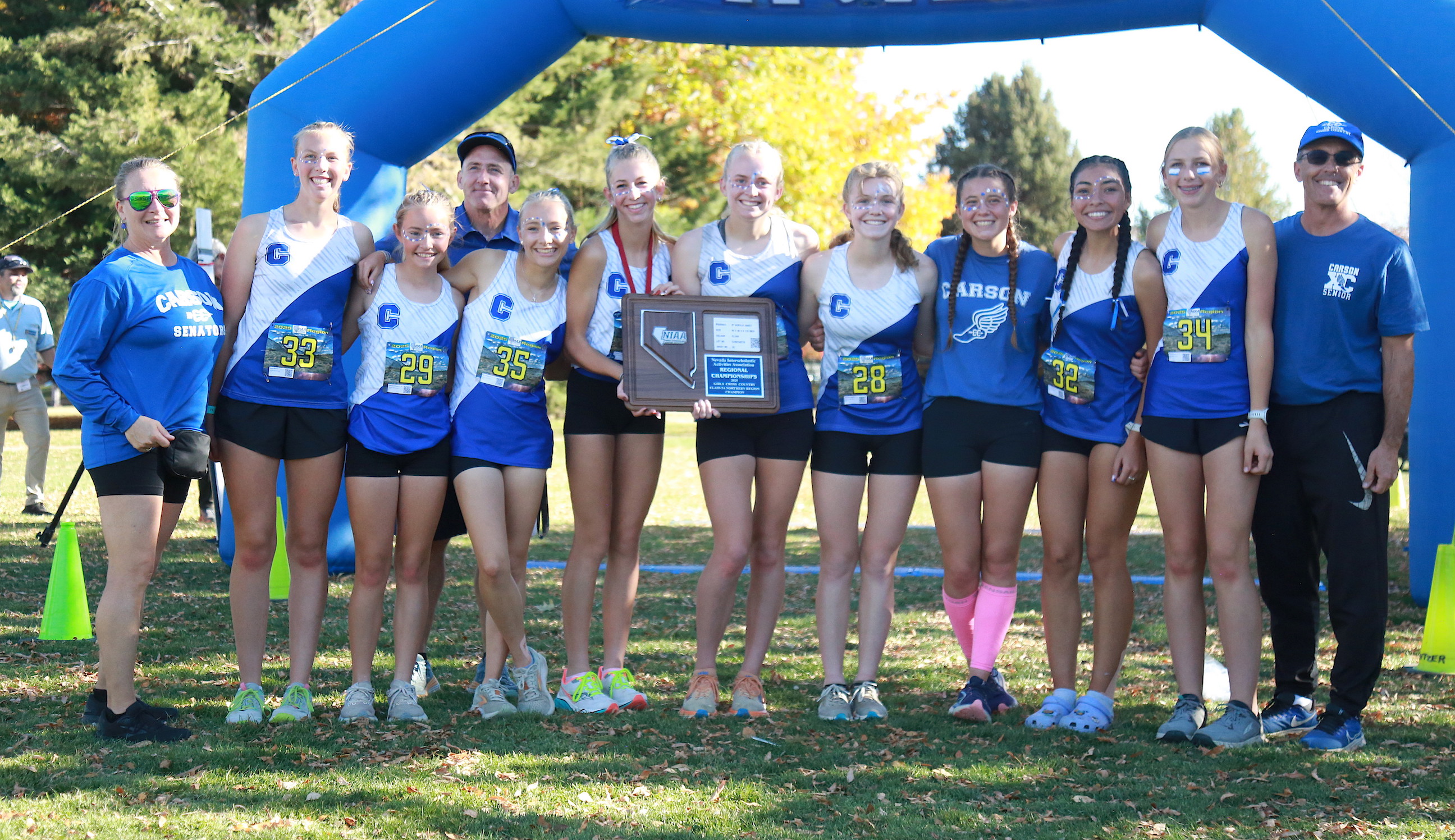 Senator girls XC wins third regional title in four years | Carson City ...