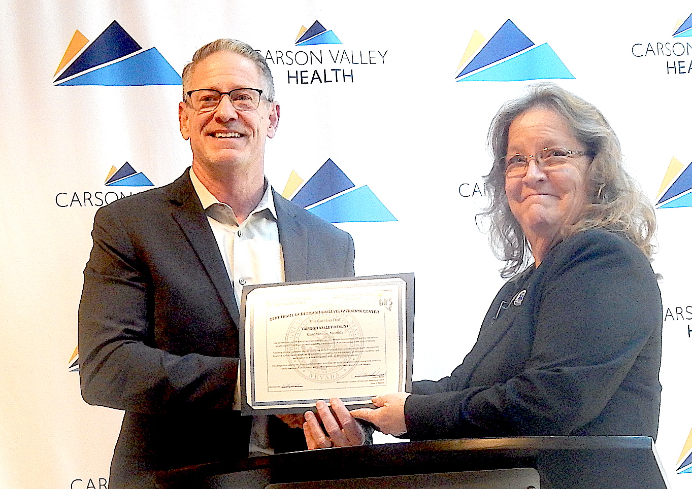 Carson Valley Health designated as a level four trauma center | Serving ...