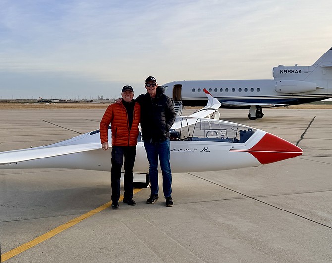 Record-breaking glider flight makes it from Minden to Kansas | Carson ...