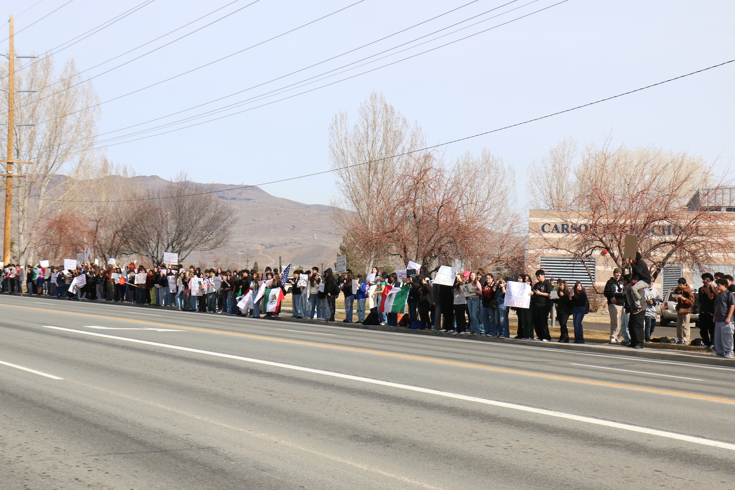 Carson High students protest ICE with walkout | Carson City’s Trusted ...