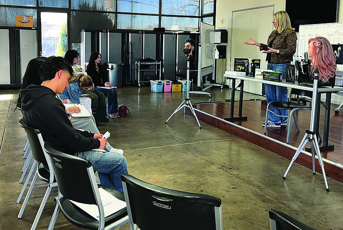 High school students explore cosmetology | Carson City’s Trusted News ...