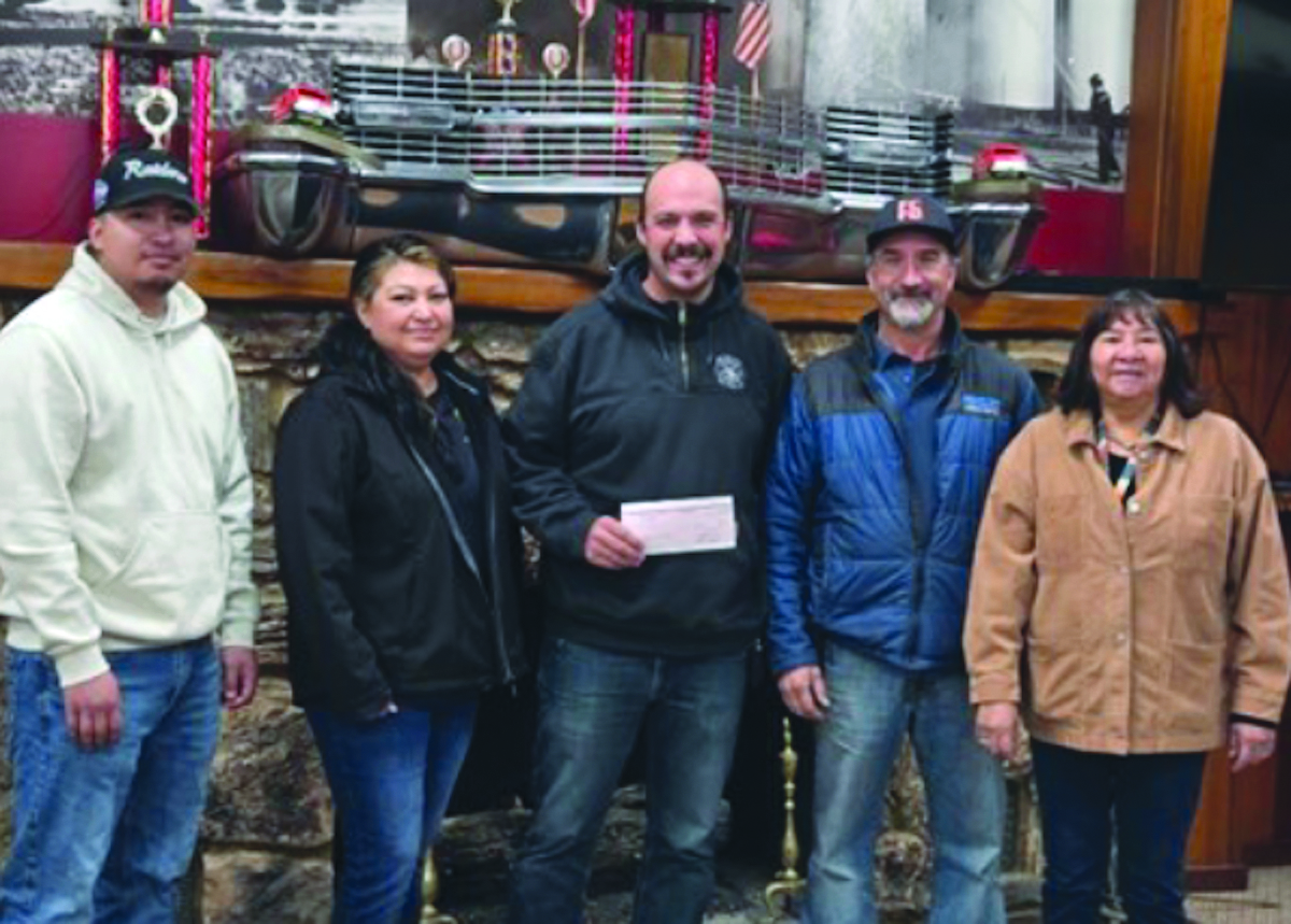 Fallon tribe donates $5,000 to local fire department | Carson City’s ...