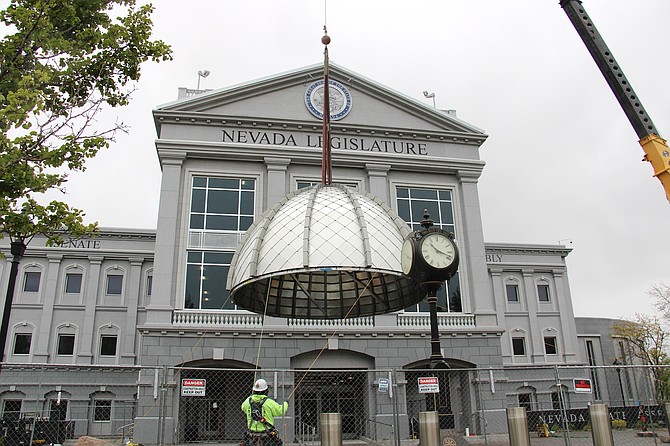 New cupola signals wrap up of legislative remodel | Carson City’s ...