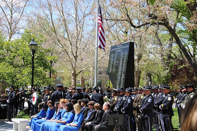 Capitol ceremony honors fallen North Las Vegas officer | Carson City’s ...