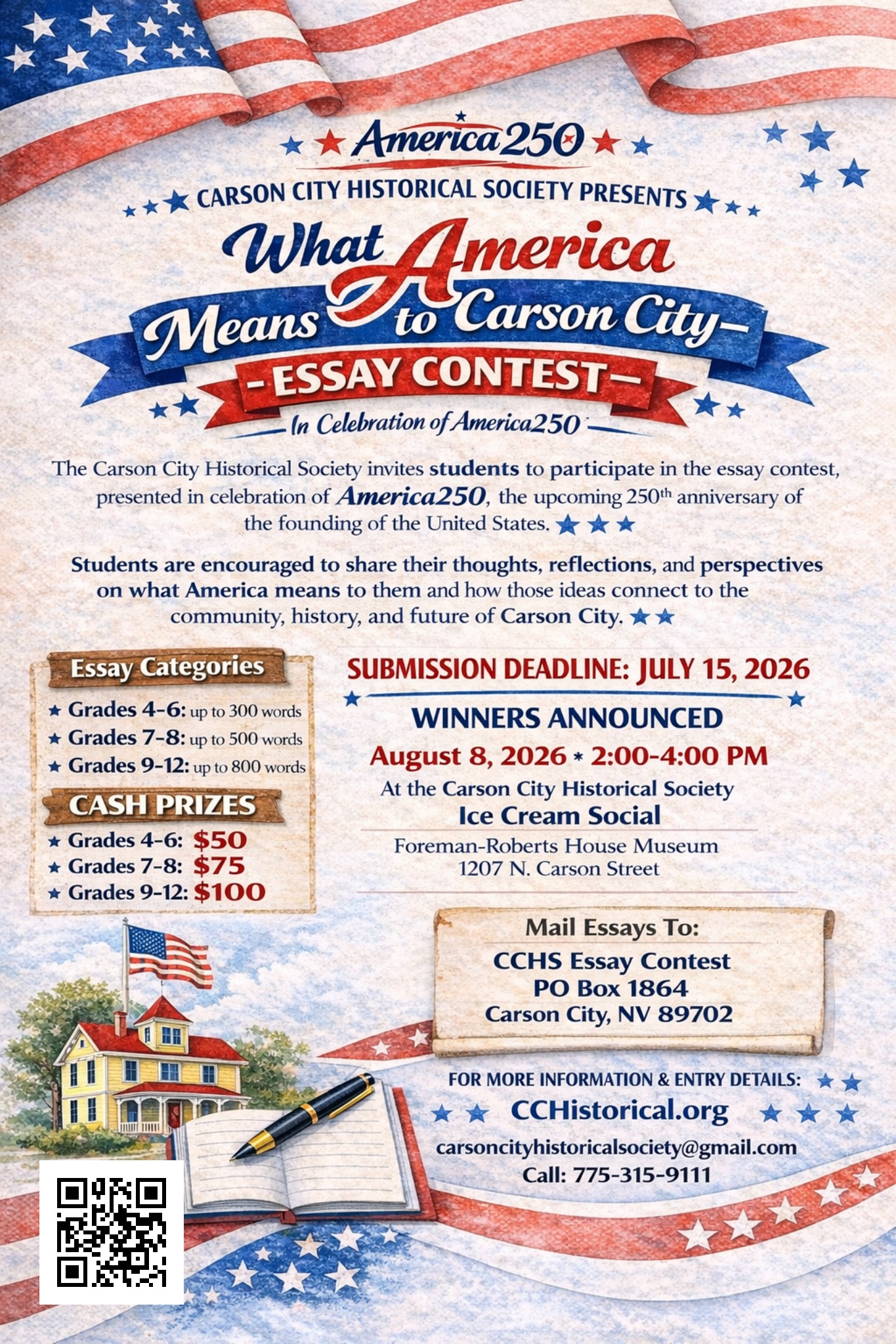Red, White & You: Carson City essay contest opens | Carson City’s ...