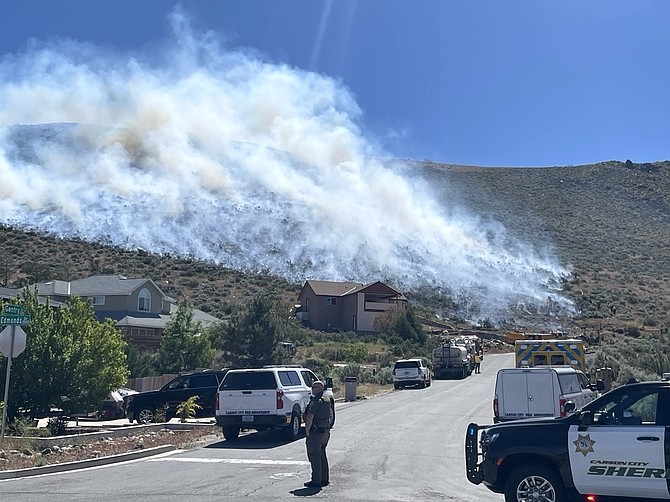 Update: Fire chief says winds pushed Gentry Lane fire away from homes ...