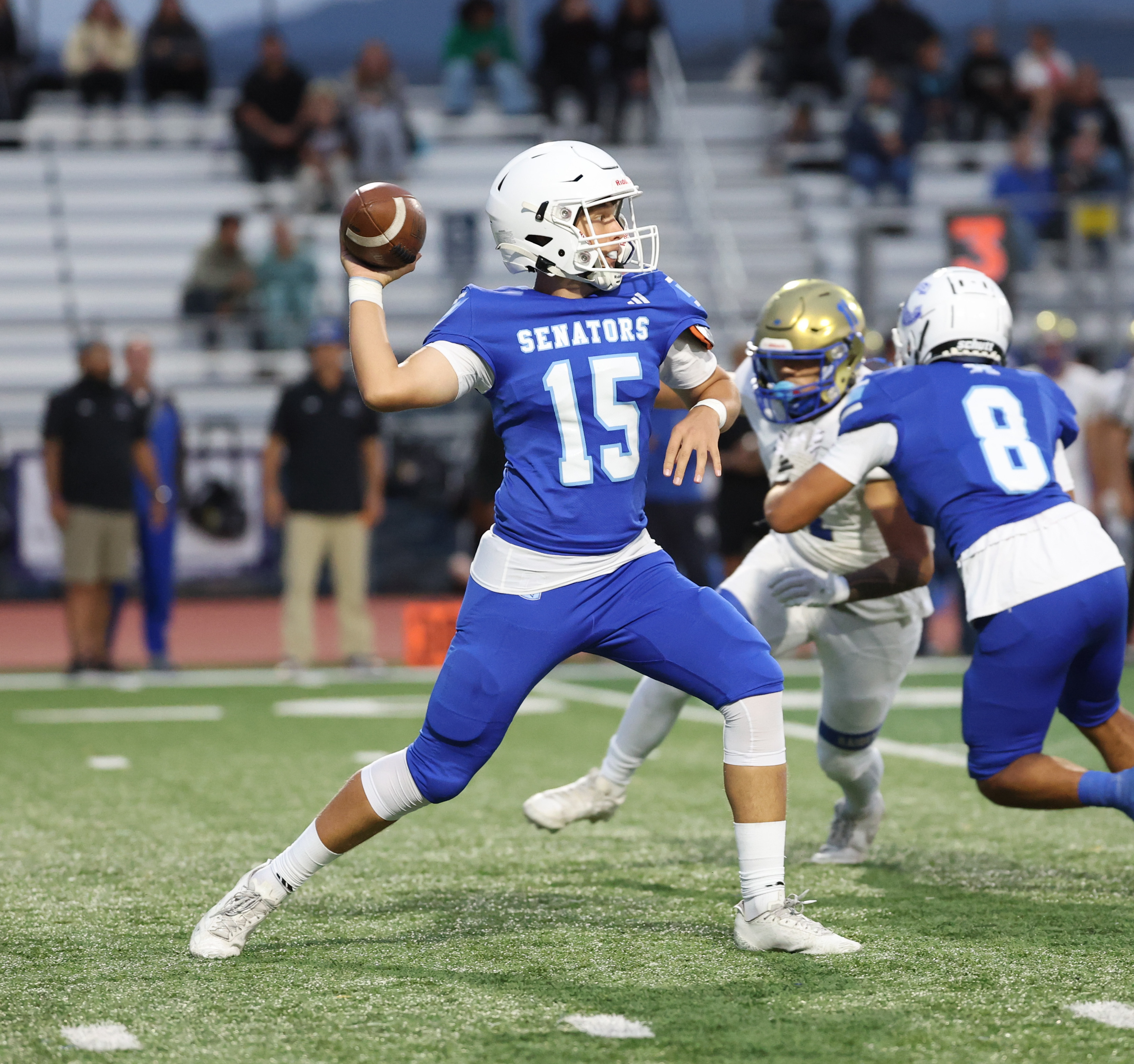 Raiders outmatch Senator football in second half | Carson City’s ...