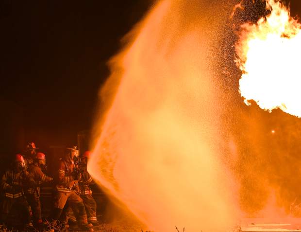 Mine rescue training includes firefighting in Carson City | Serving ...