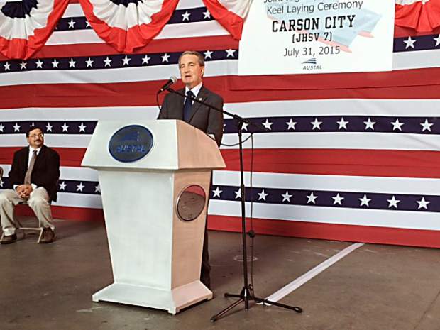 Mayor leaves imprint on USNS Carson City | Serving Carson City for over ...