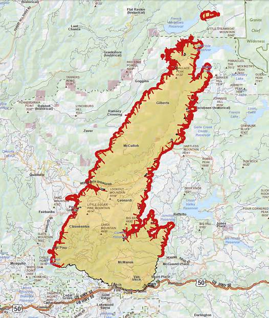 Friday update: King Fire burning near Lake Tahoe now 68% contained; at ...