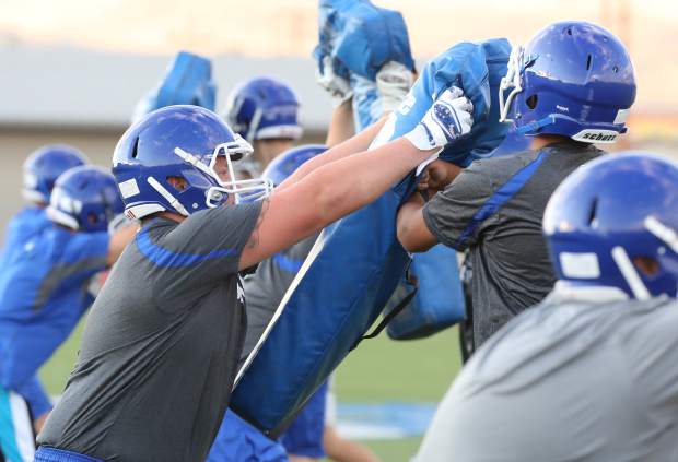 Carson High football begins practice for 2017 season | Serving Minden ...