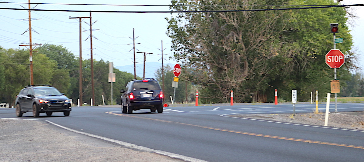 NDOT installs four-way stop on busy intersection | Carson City’s ...
