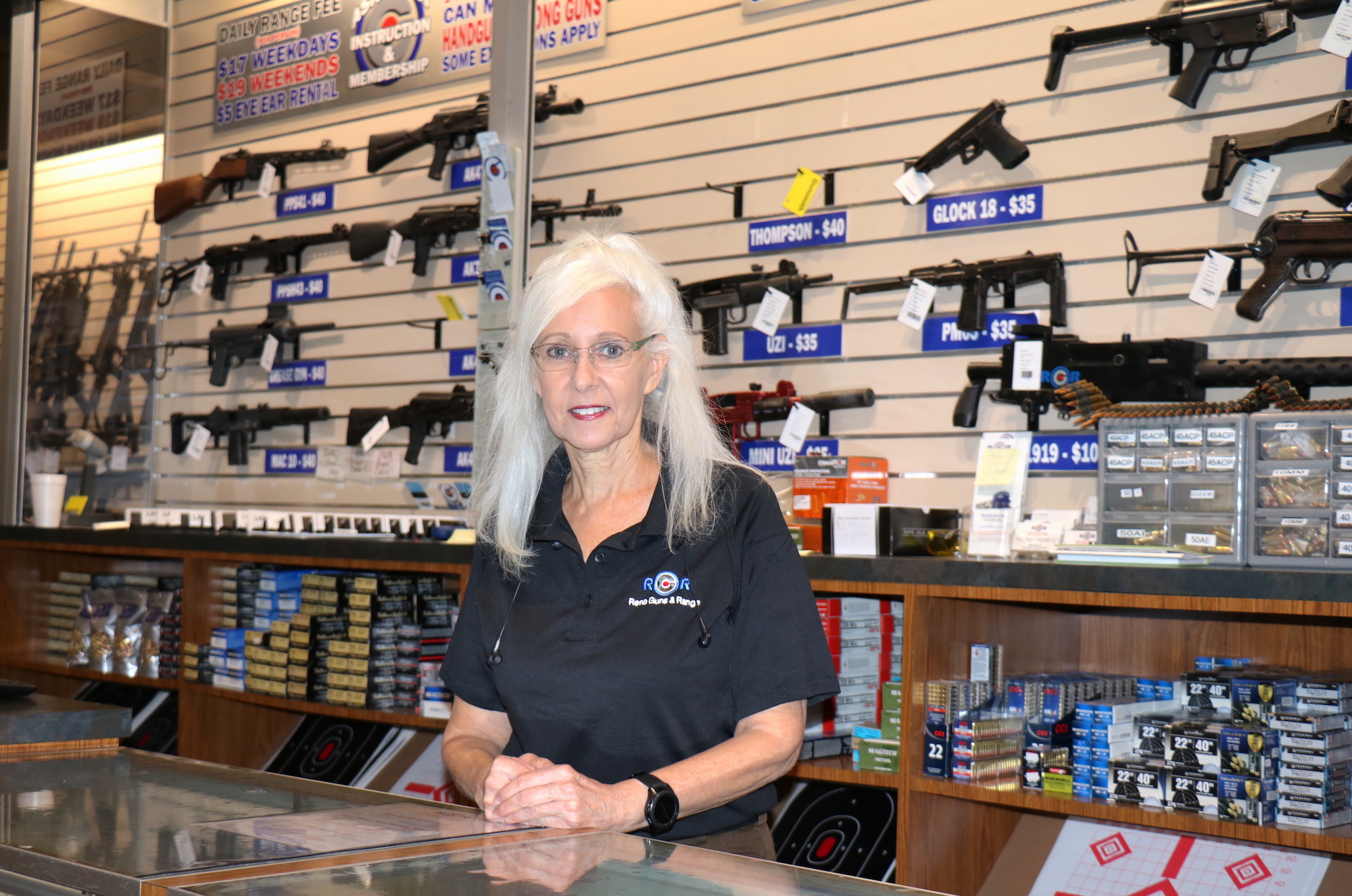 As a female business owner, Reno Guns and Range's Debbie Block aims to ...